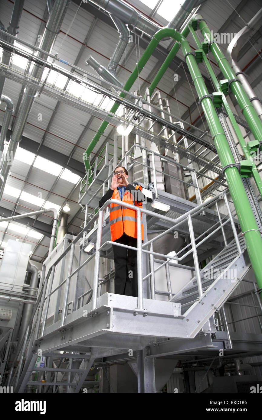 female factory manager Stock Photo - Alamy