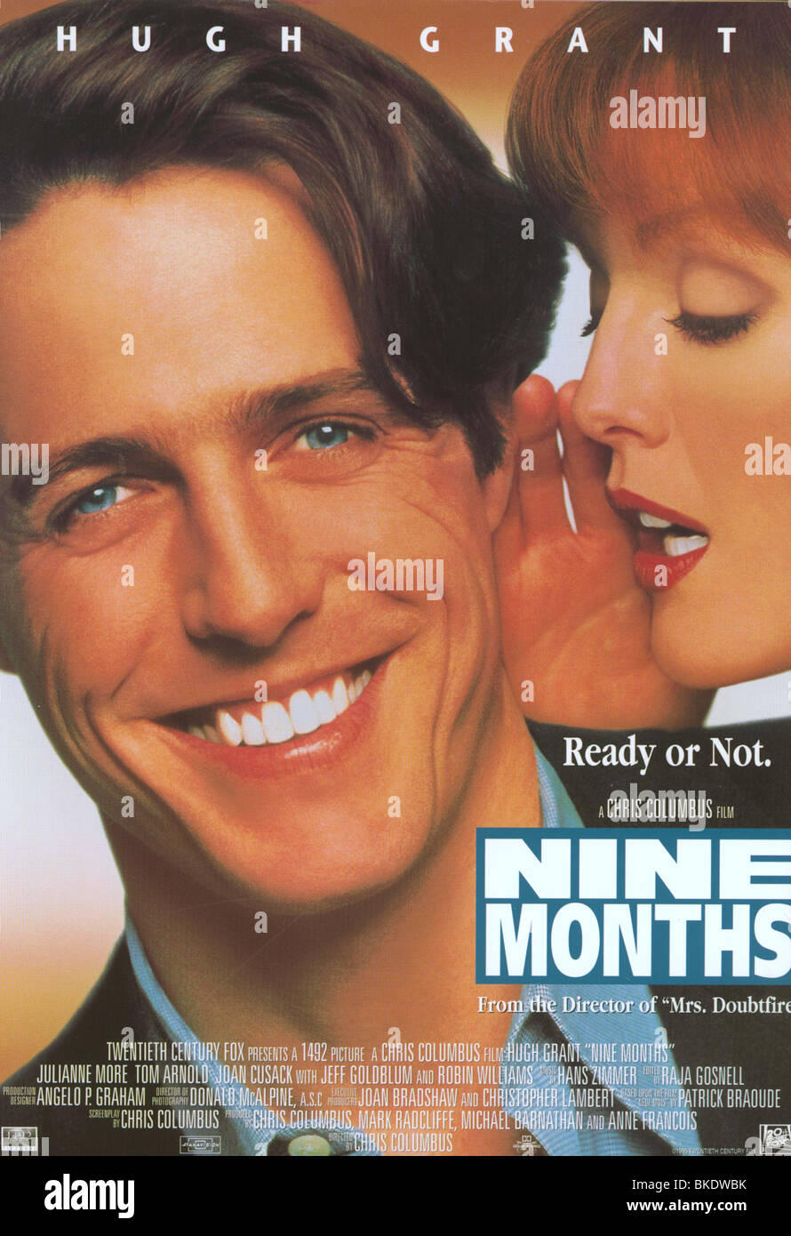 NINE MONTHS -1995 POSTER Stock Photo - Alamy