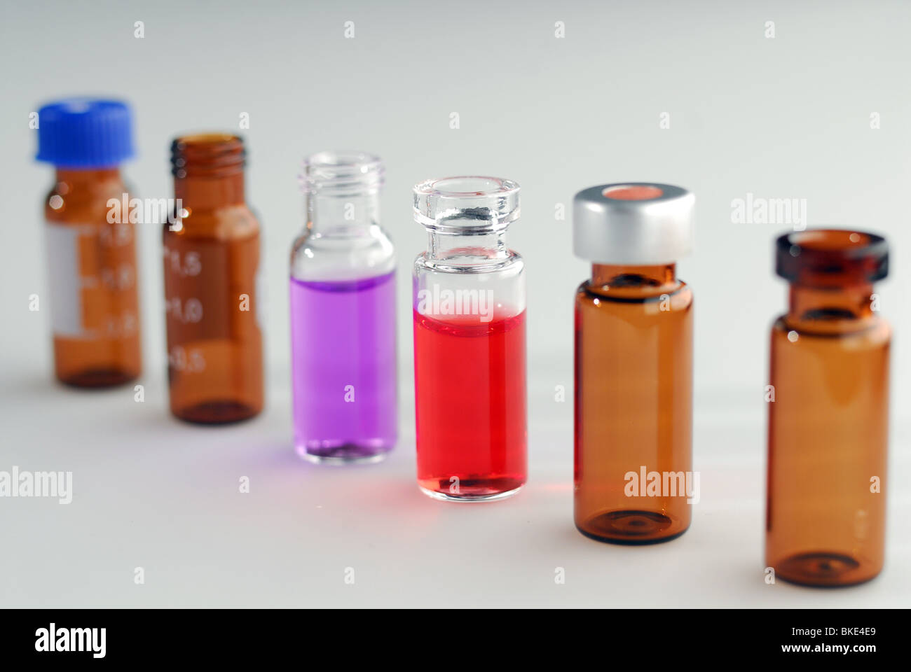 different kind of test tubes isolated in studio Stock Photo - Alamy