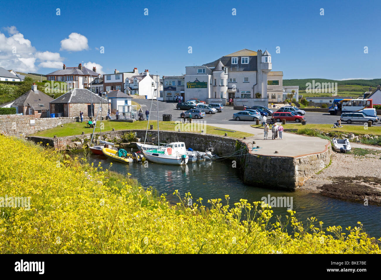 Blackwaterfoot Harbour, Isle of Arran Stock Photo - Alamy