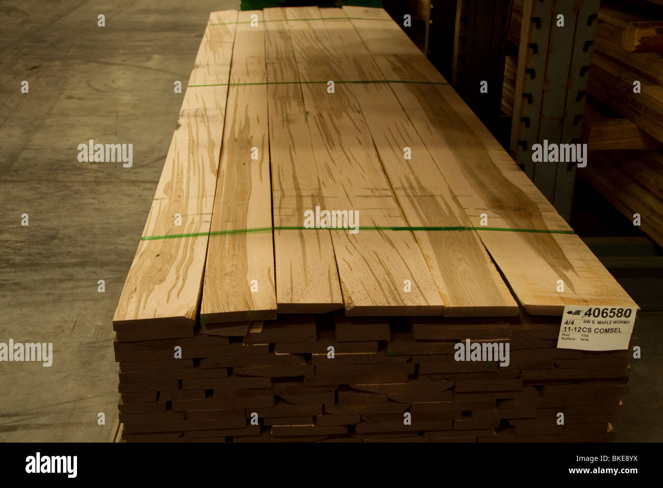 a unit of rustic maple hardwood Stock Photo - Alamy