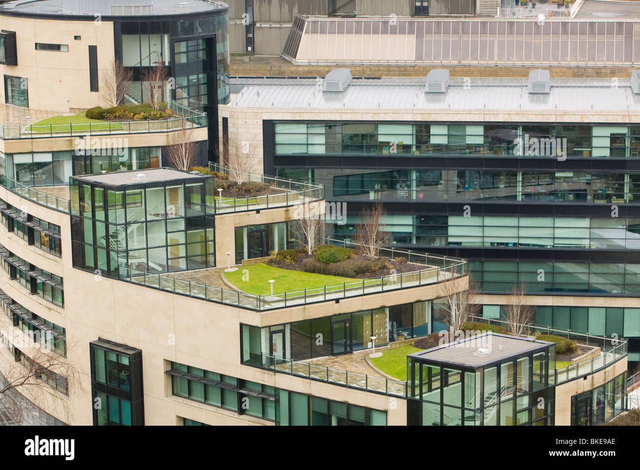 Architect designed building grass roof hi-res stock photography and ...