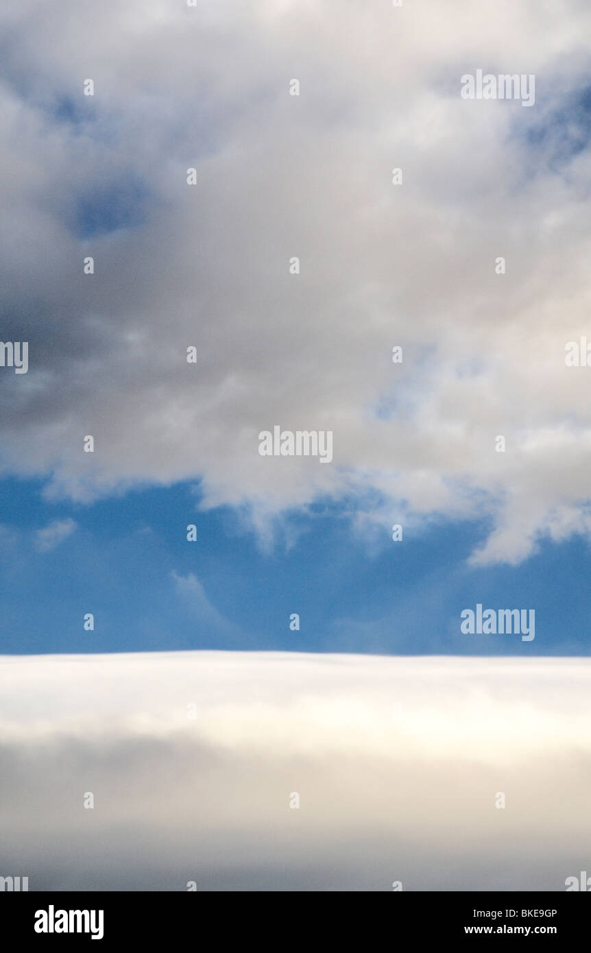 Sunny blue sky with clouds Stock Photo - Alamy