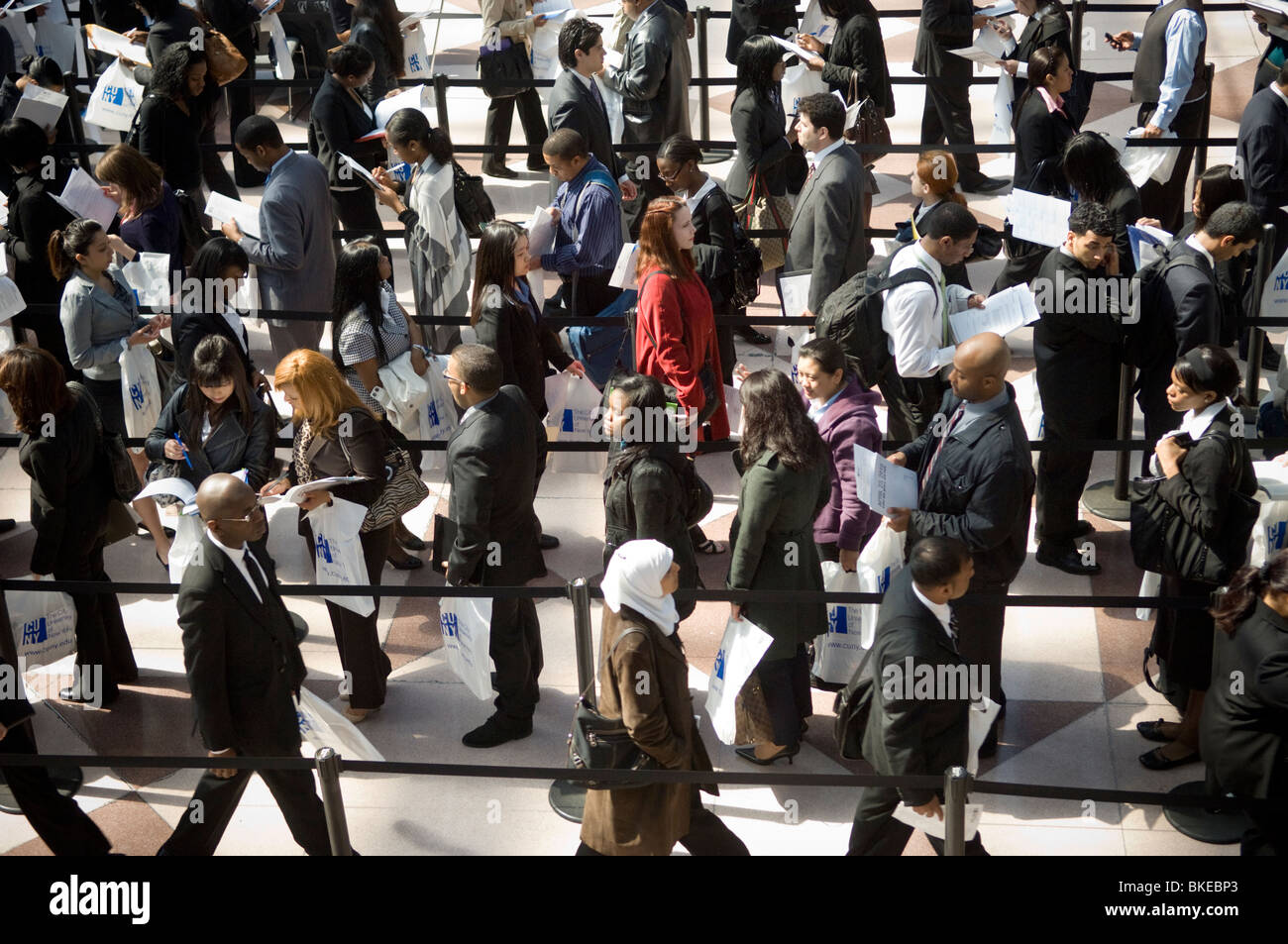 Jacob javits convention center job fair hi-res stock photography and ...