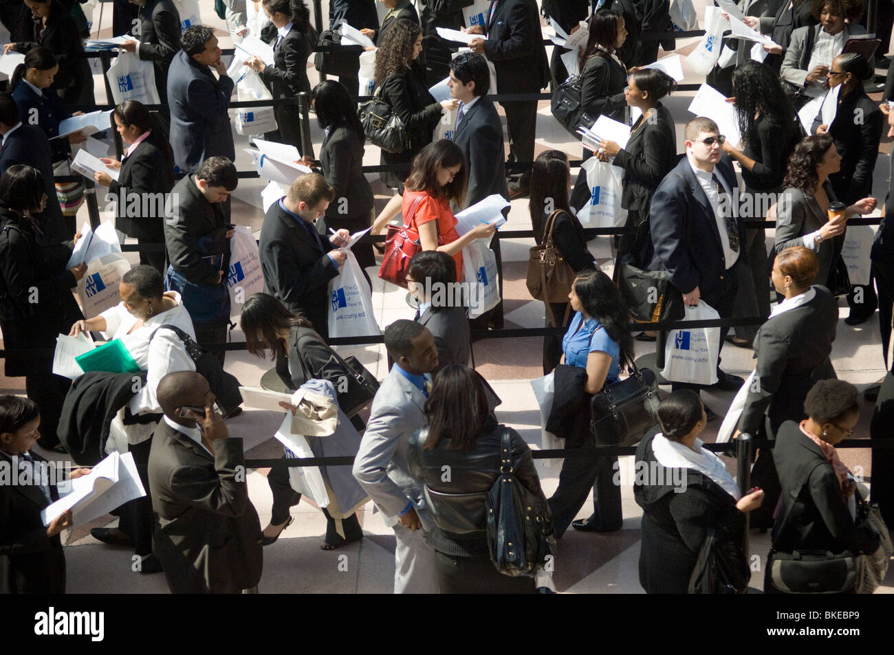 Jacob javits convention center job fair hi-res stock photography and ...