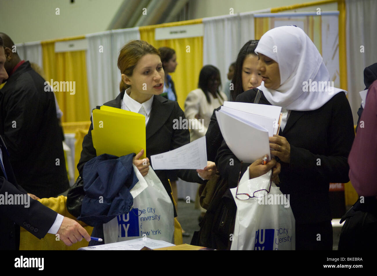 Jacob javits convention center job fair hi-res stock photography and ...