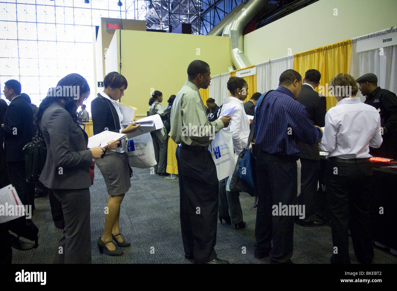 Jacob javits convention center job fair hi-res stock photography and ...