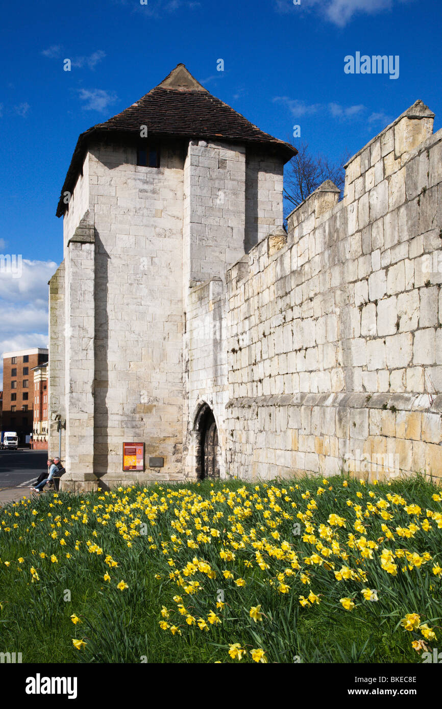 Fishergate Postern Tower York Yorkshire UK Stock Photo, Royalty Free ...