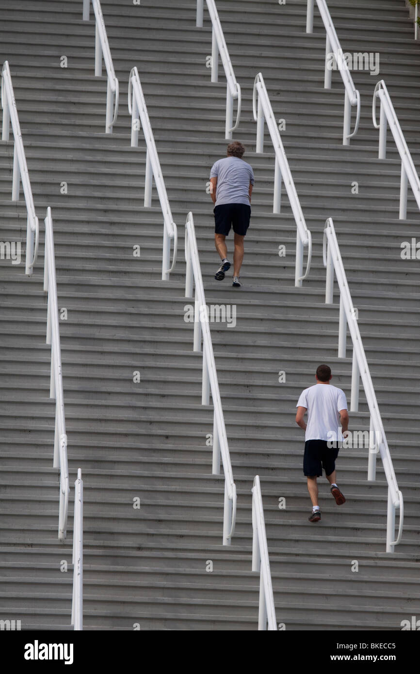 Stairs climb running hi-res stock photography and images - Alamy