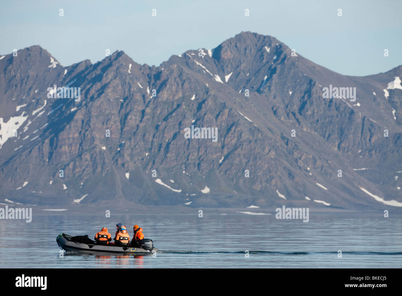 Norway, Svalbard, Norwegian Polar Institute researchers cruising in ...