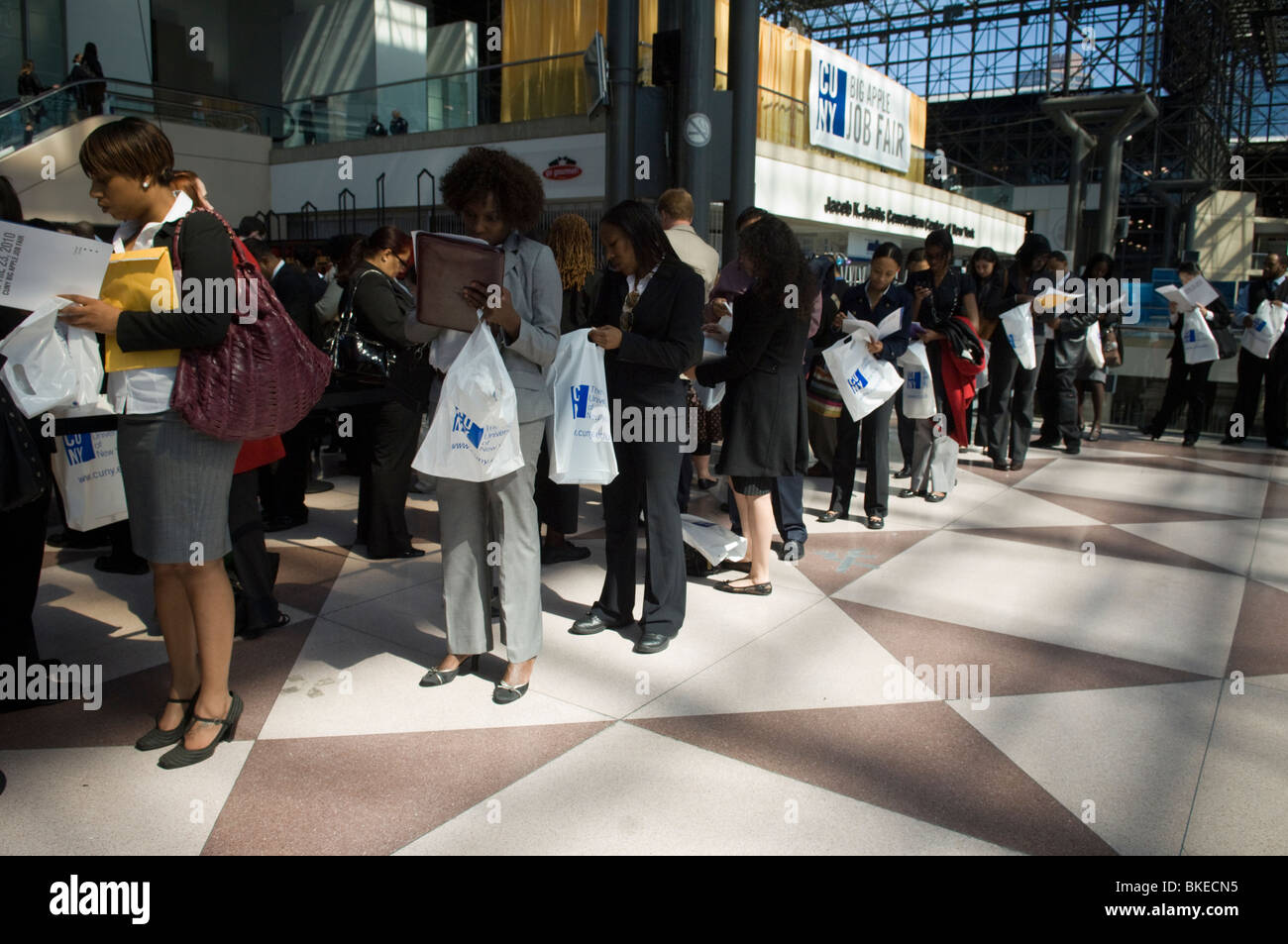 Jacob javits convention center job fair hi-res stock photography and ...