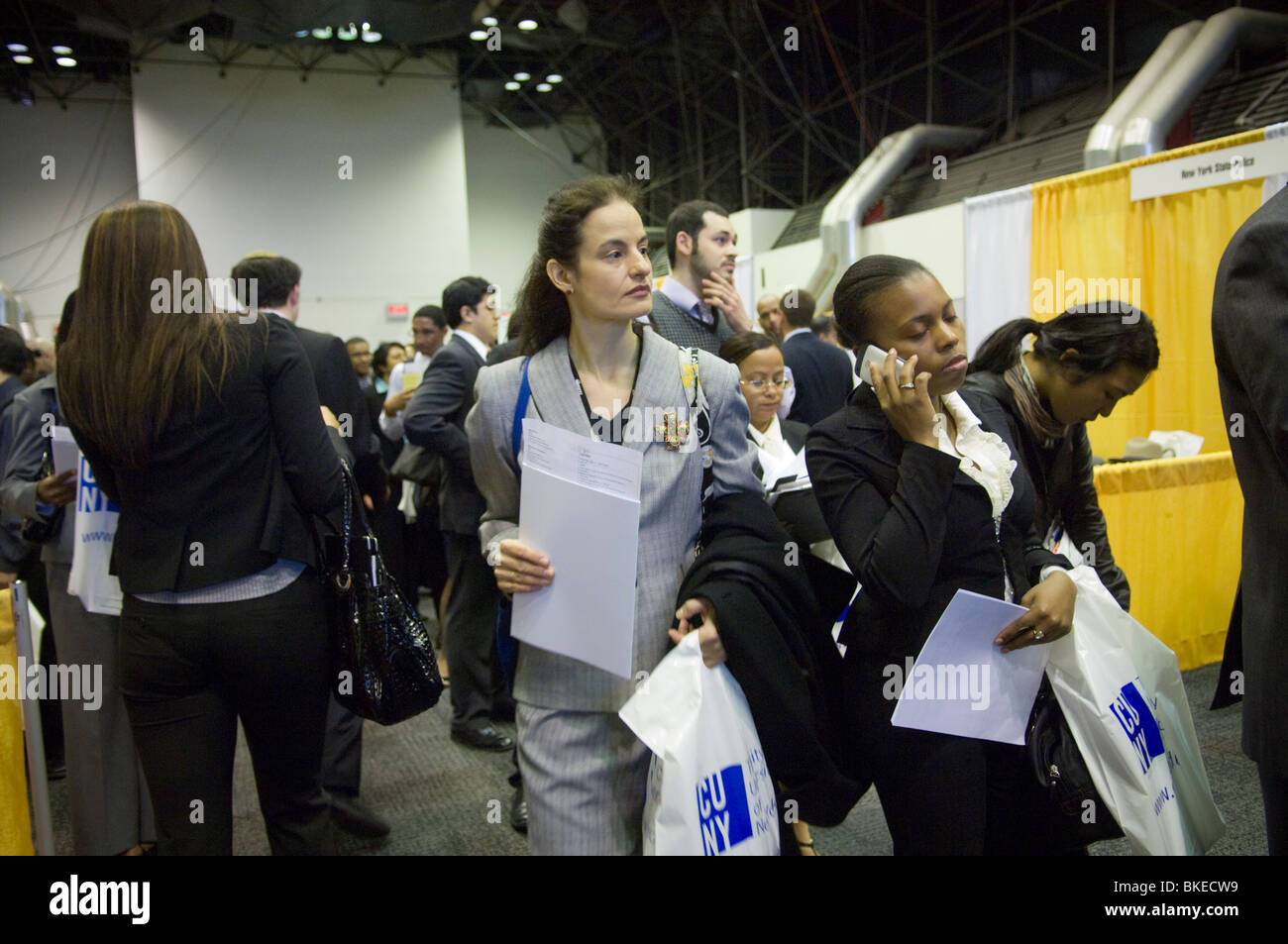Jacob javits convention center job fair hi-res stock photography and ...