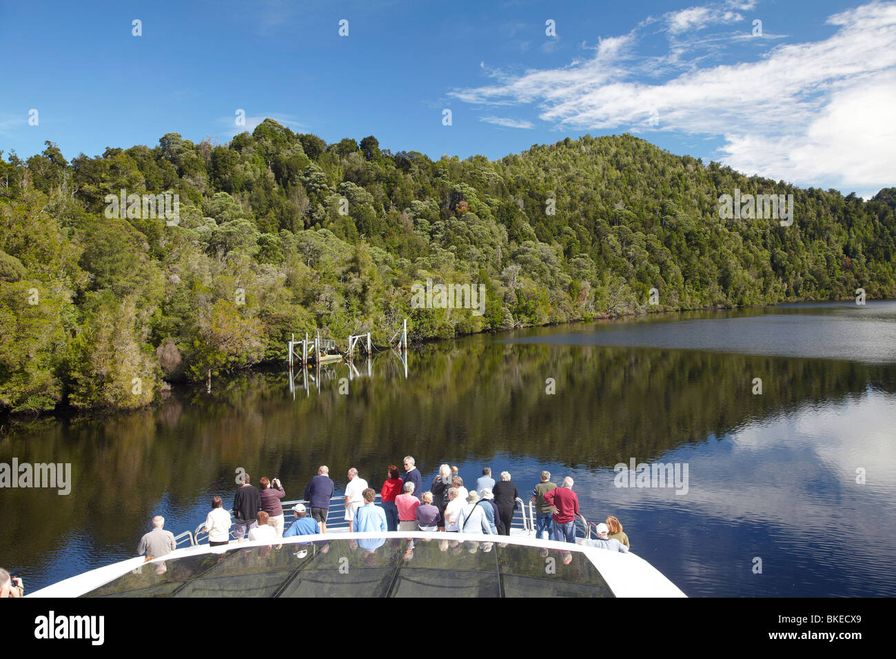 Tour Boat on Gordon River at Heritage Landing, Franklin - Gordon Wild ...