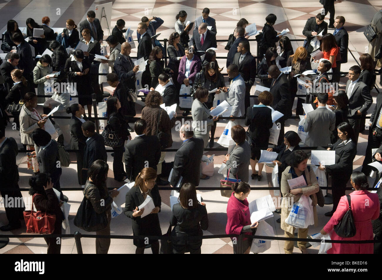 Jacob javits convention center job fair hi-res stock photography and ...