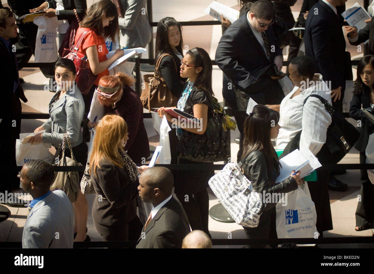 Jacob javits convention center job fair hi-res stock photography and ...
