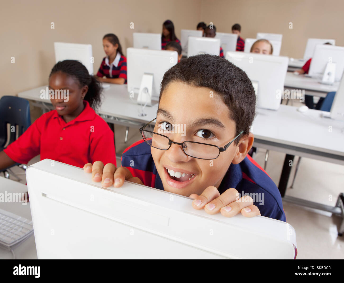 Students Working On Computers Stock Photo - Alamy Students Working On Computers Stock Photo - Alamy