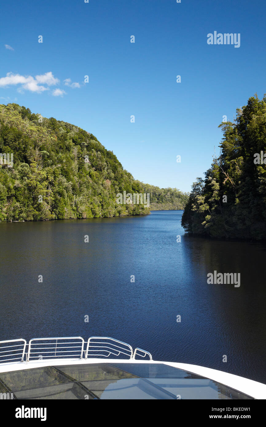 Tour Boat on Gordon River, Franklin - Gordon Wild Rivers National Park ...