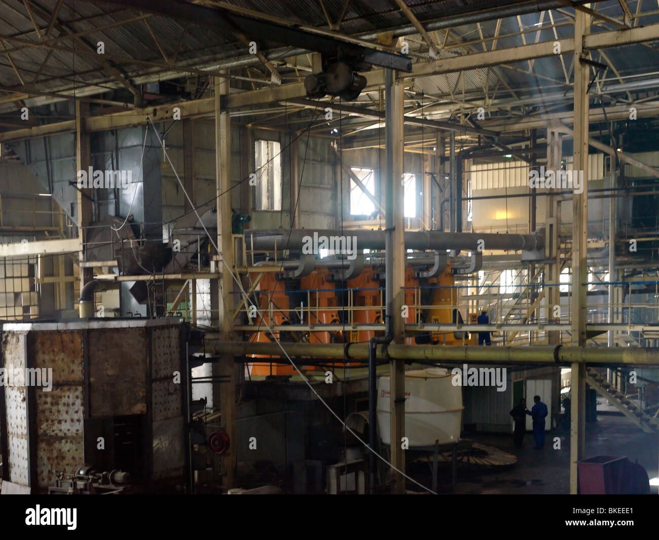 Medine Mauritius Sugar Factory Vats Stock Photo - Alamy