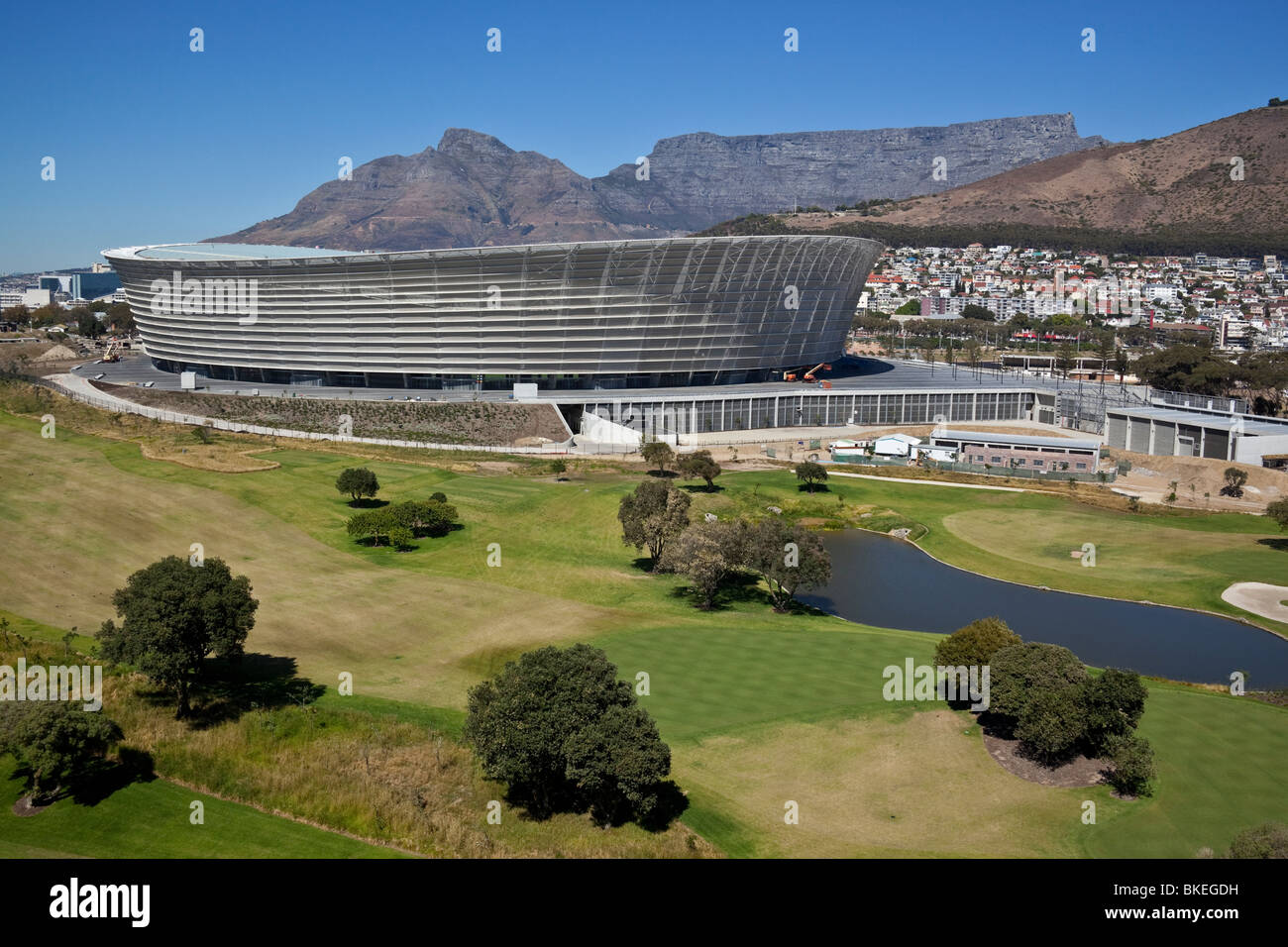 The Green Point Football Stadium, Capetown, South Africa Stock Photo ...