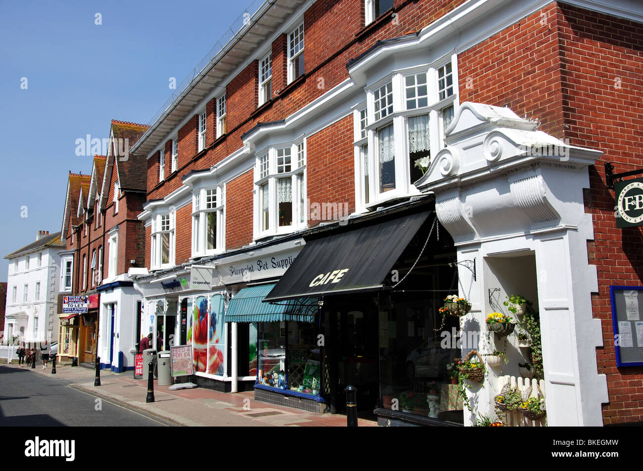 High Street, Hurstpierpoint, West Sussex, England, United Kingdom Stock ...