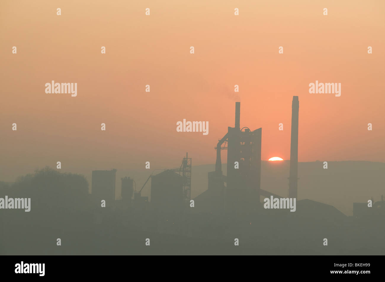 Castle Cement Quarry in Clitheroe Lancashire UK Cement production is ...