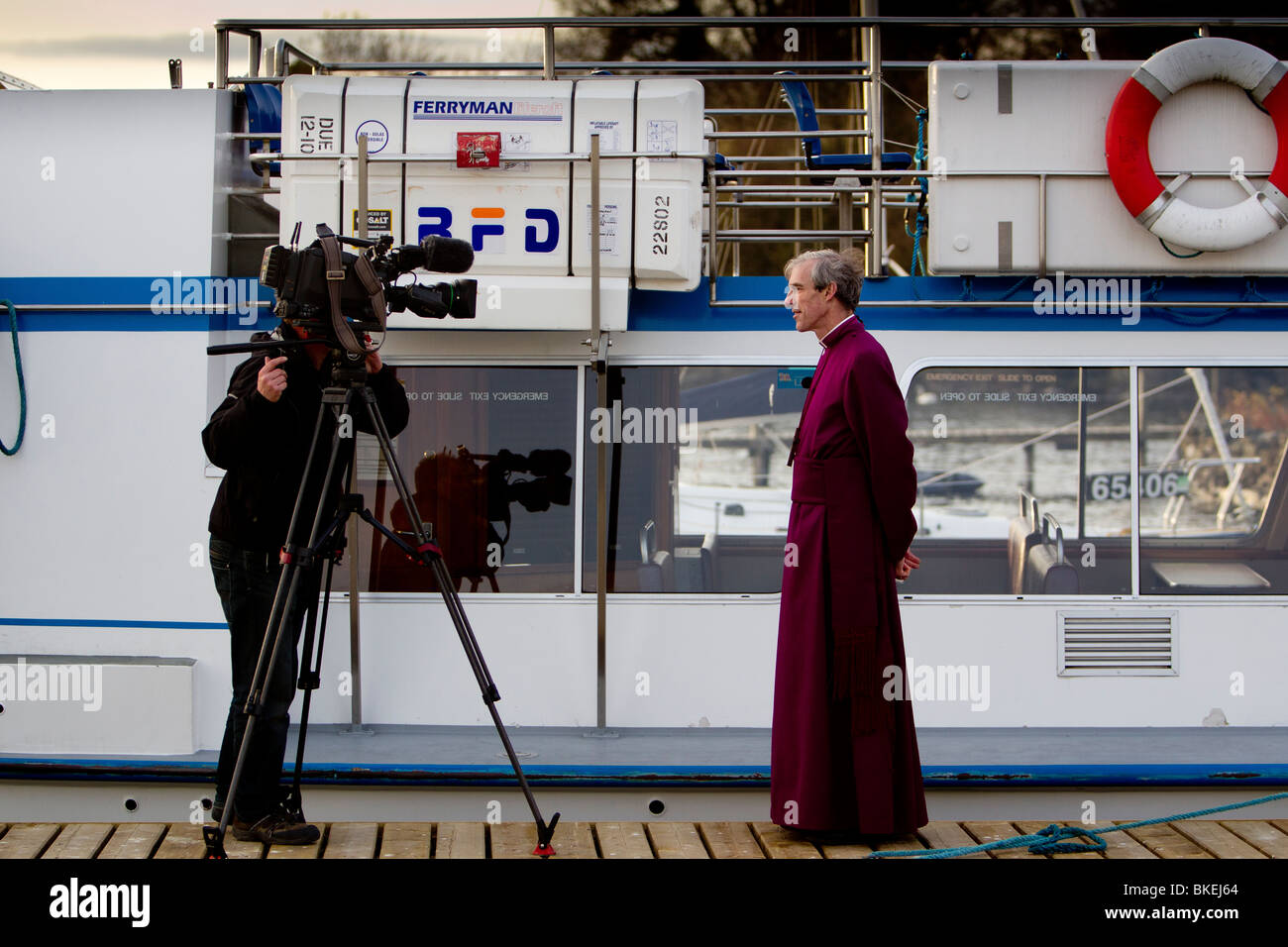 The Bishop of Carlisle the Right Reverend James Newcome TV interview ...