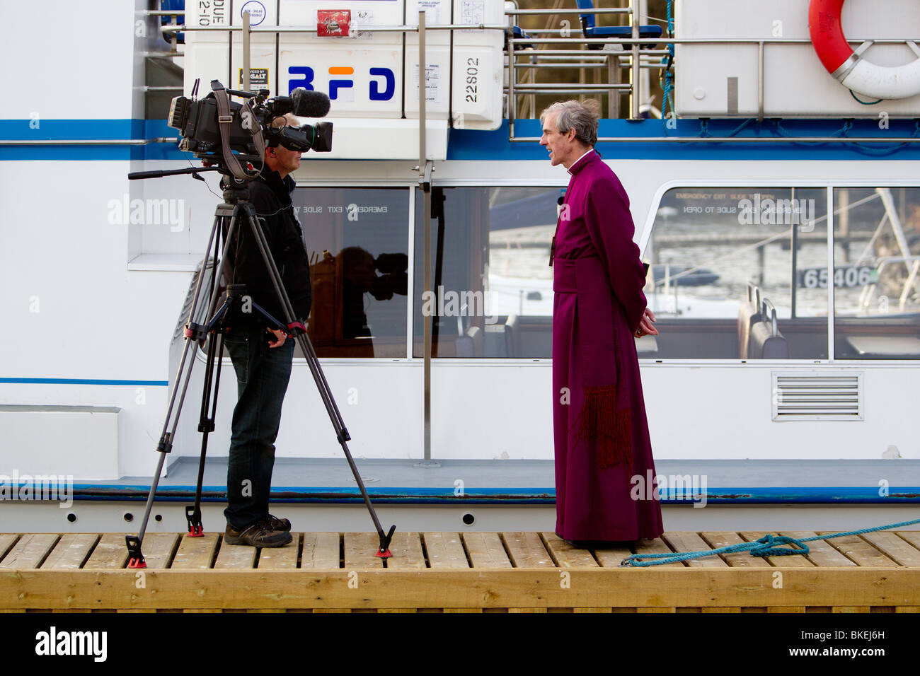 The Bishop of Carlisle the Right Reverend James Newcome TV interview ...