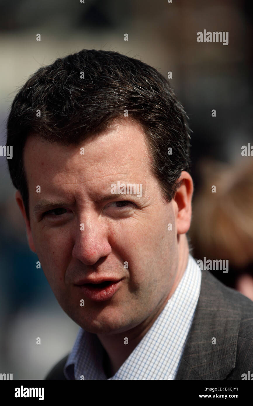 Former MP Chris Leslie standing for Nottingham East Stock Photo - Alamy