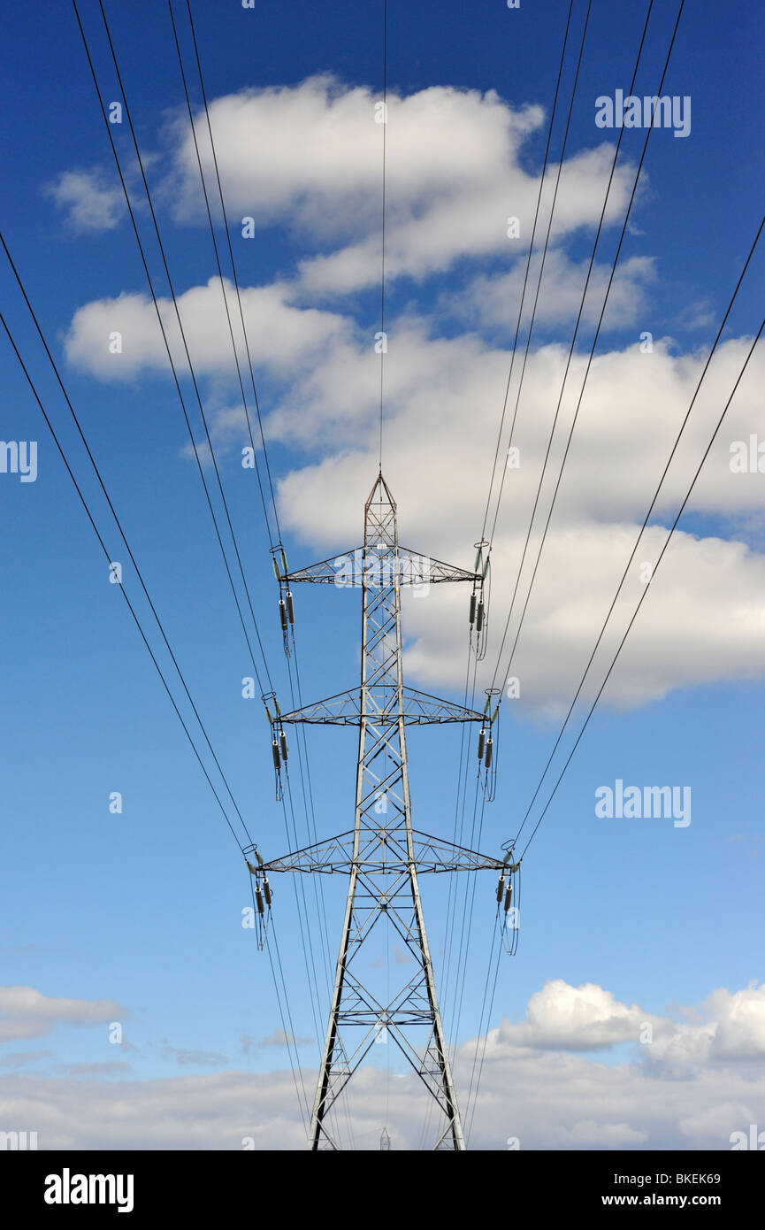 275 Kv. electricity power lines. Birkbeck Fells Common, Shap, Cumbria ...