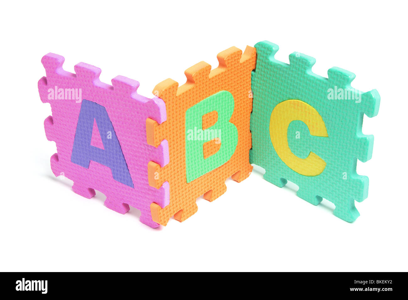 Alphabet Puzzle Pieces Stock Photo - Alamy