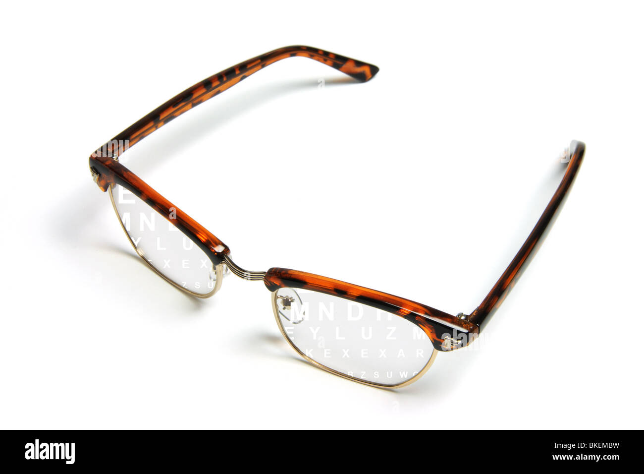Pair of Eyeglasses Stock Photo - Alamy