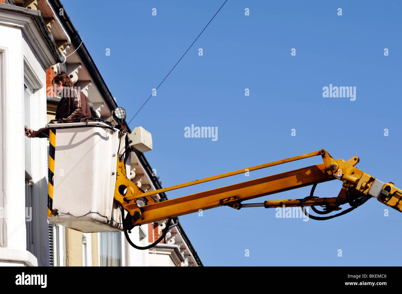 Window washing platform hi-res stock photography and images - Alamy