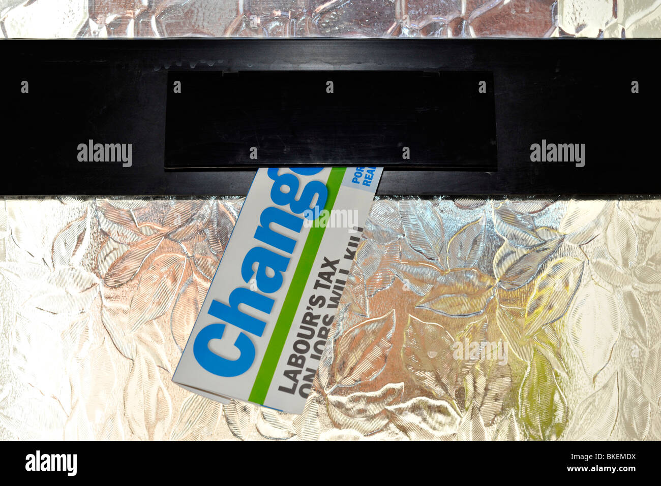 Political leaflet uk hi-res stock photography and images - Alamy