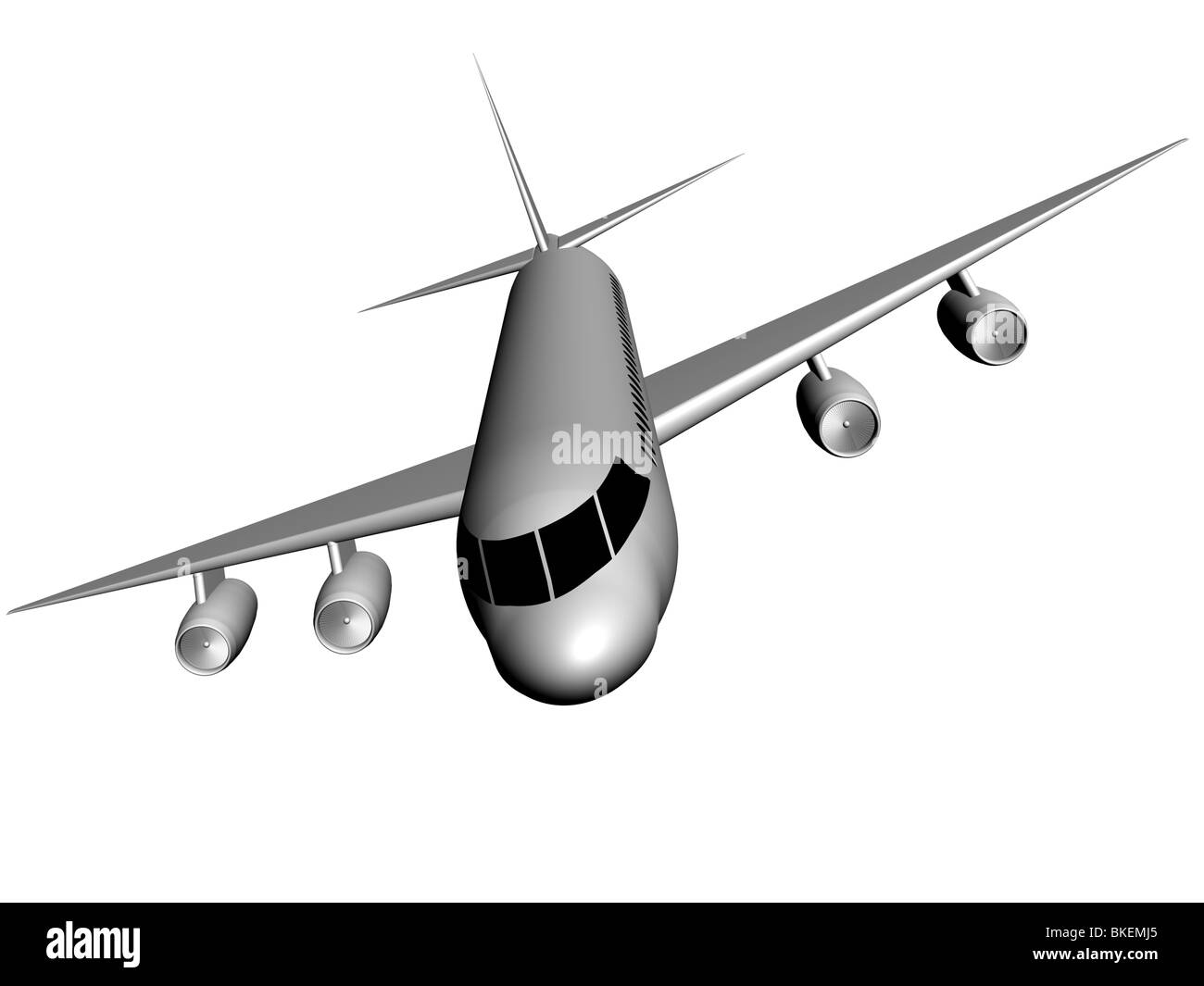 Aeroplane cockpit at take off Cut Out Stock Images & Pictures - Alamy