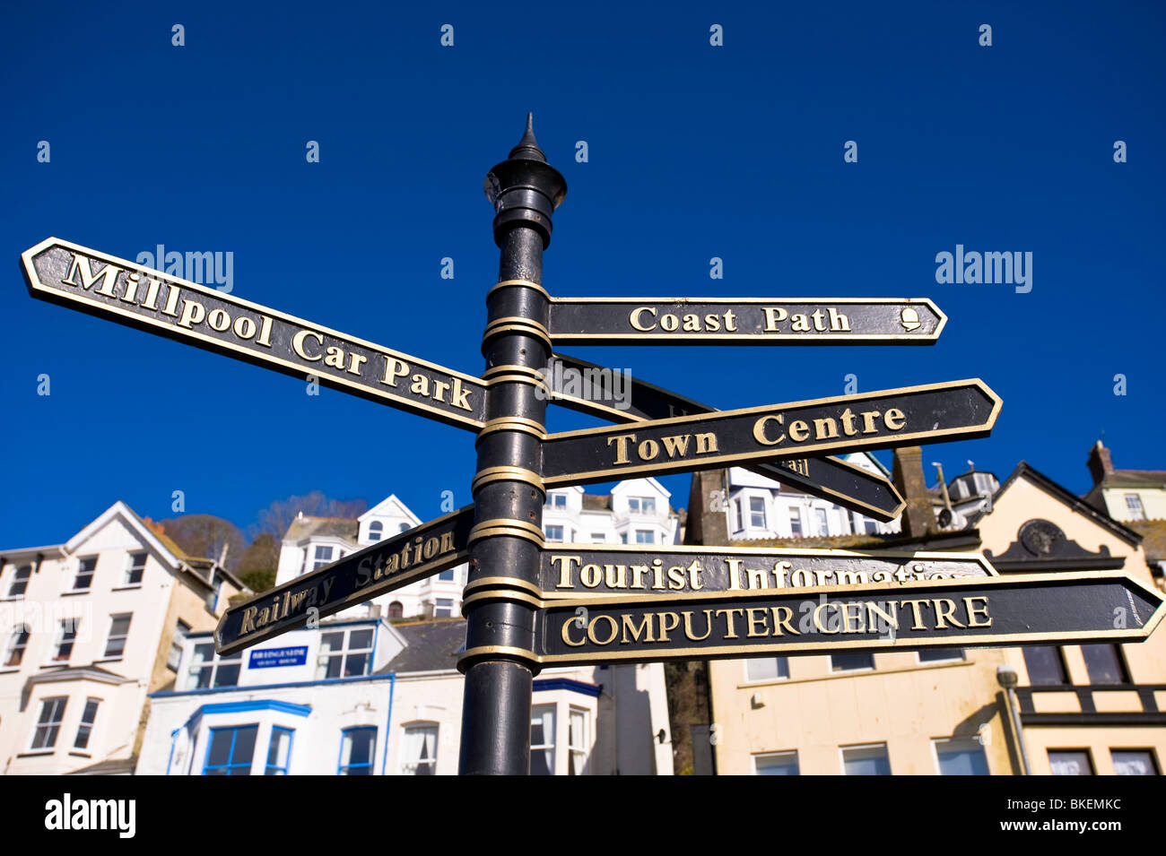 English village information hi-res stock photography and images - Alamy