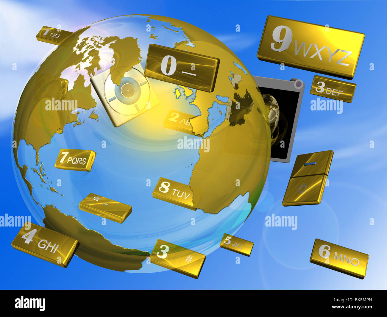 key telephone portable Stock Photo - Alamy