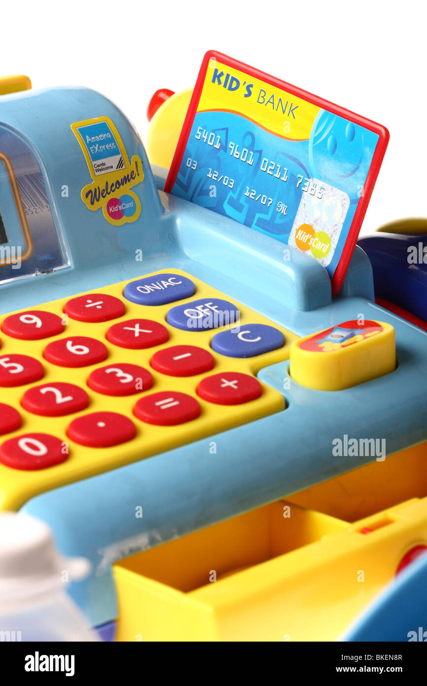toys, till,register, exchequer, pay desk, counter Stock Photo - Alamy
