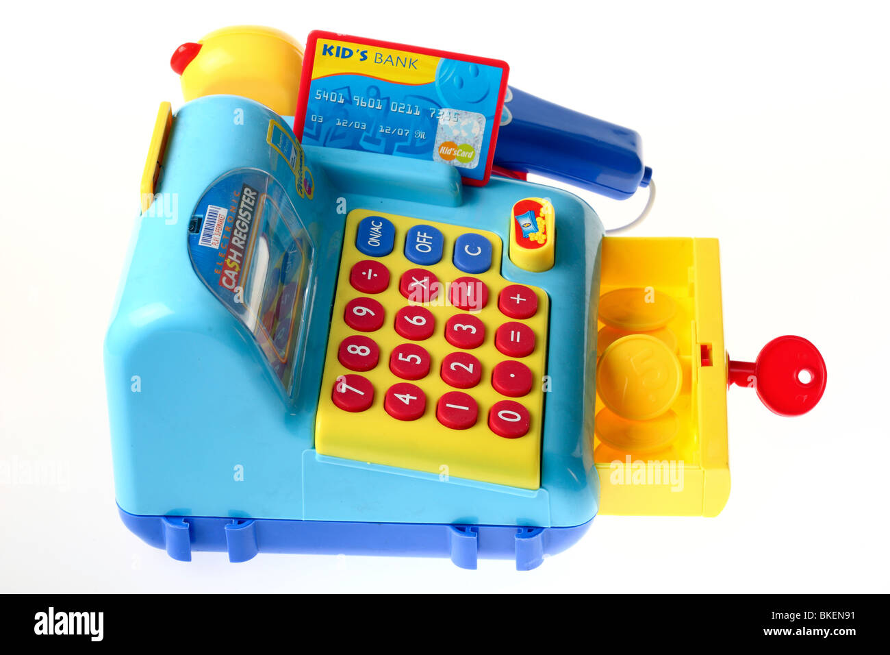 toys, till,register, exchequer, pay desk, counter Stock Photo - Alamy