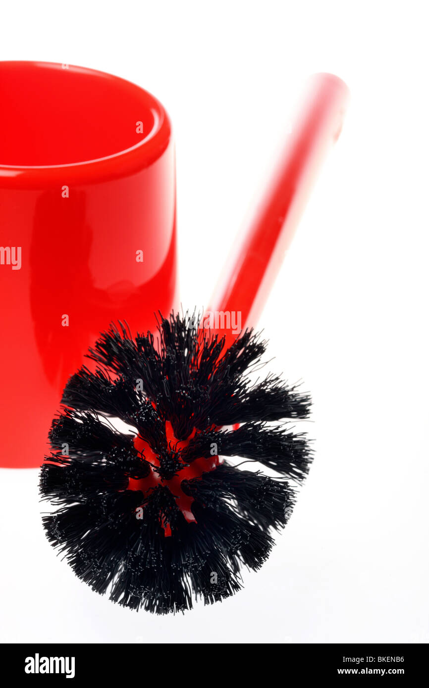 Red toilet brush hi-res stock photography and images - Alamy