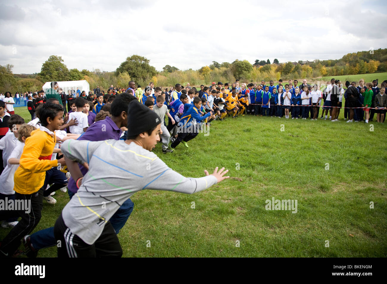 Cross country running Stock Photo - Alamy
