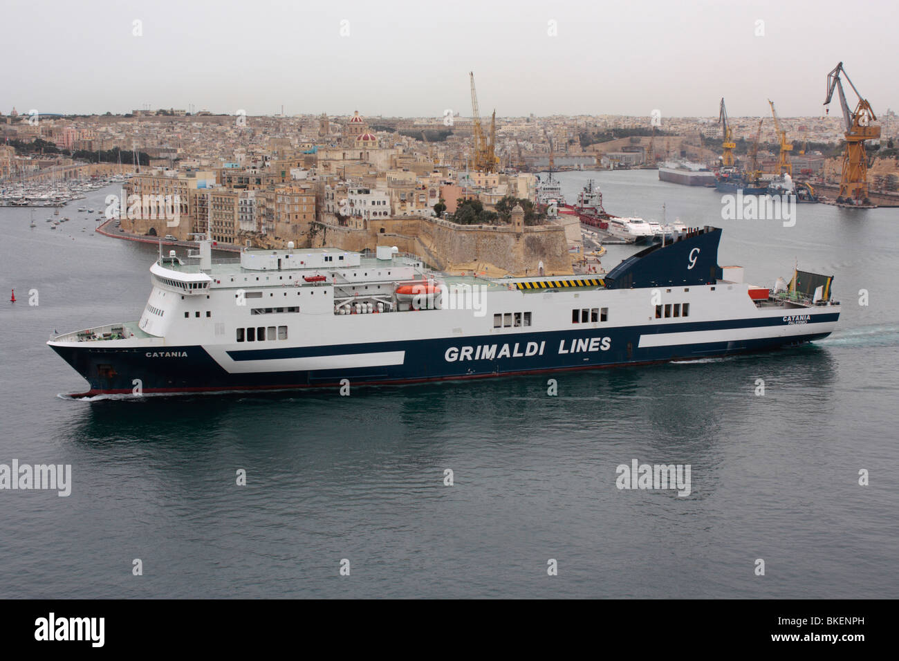 Grimaldi ferry malta hi-res stock photography and images - Alamy