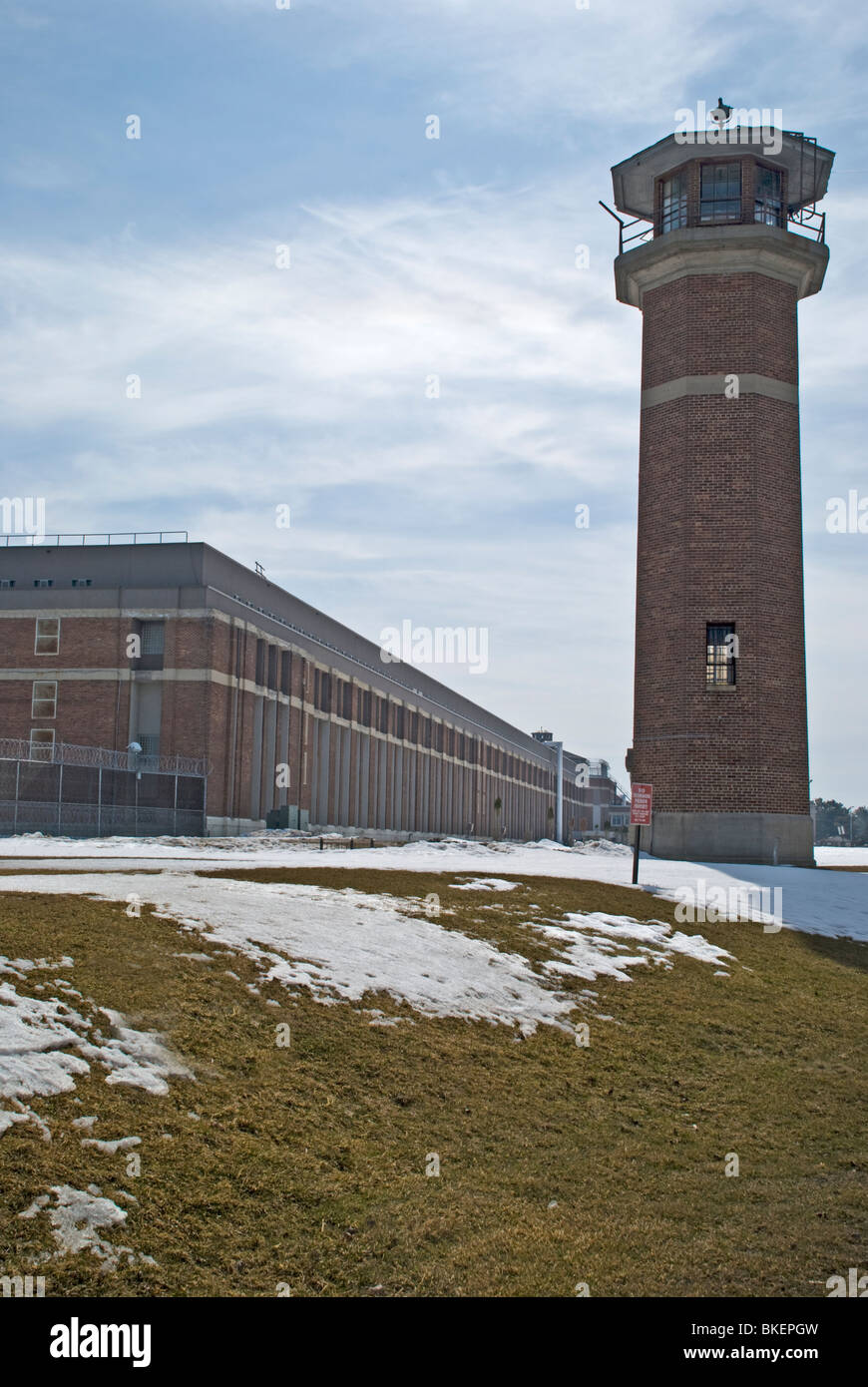 Prison Guard Tower With Rifles