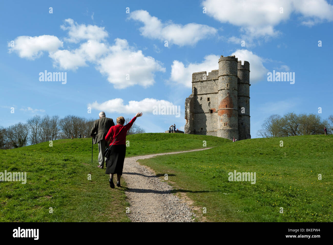 Ruins of Donnington Castle Stock Photo - Alamy