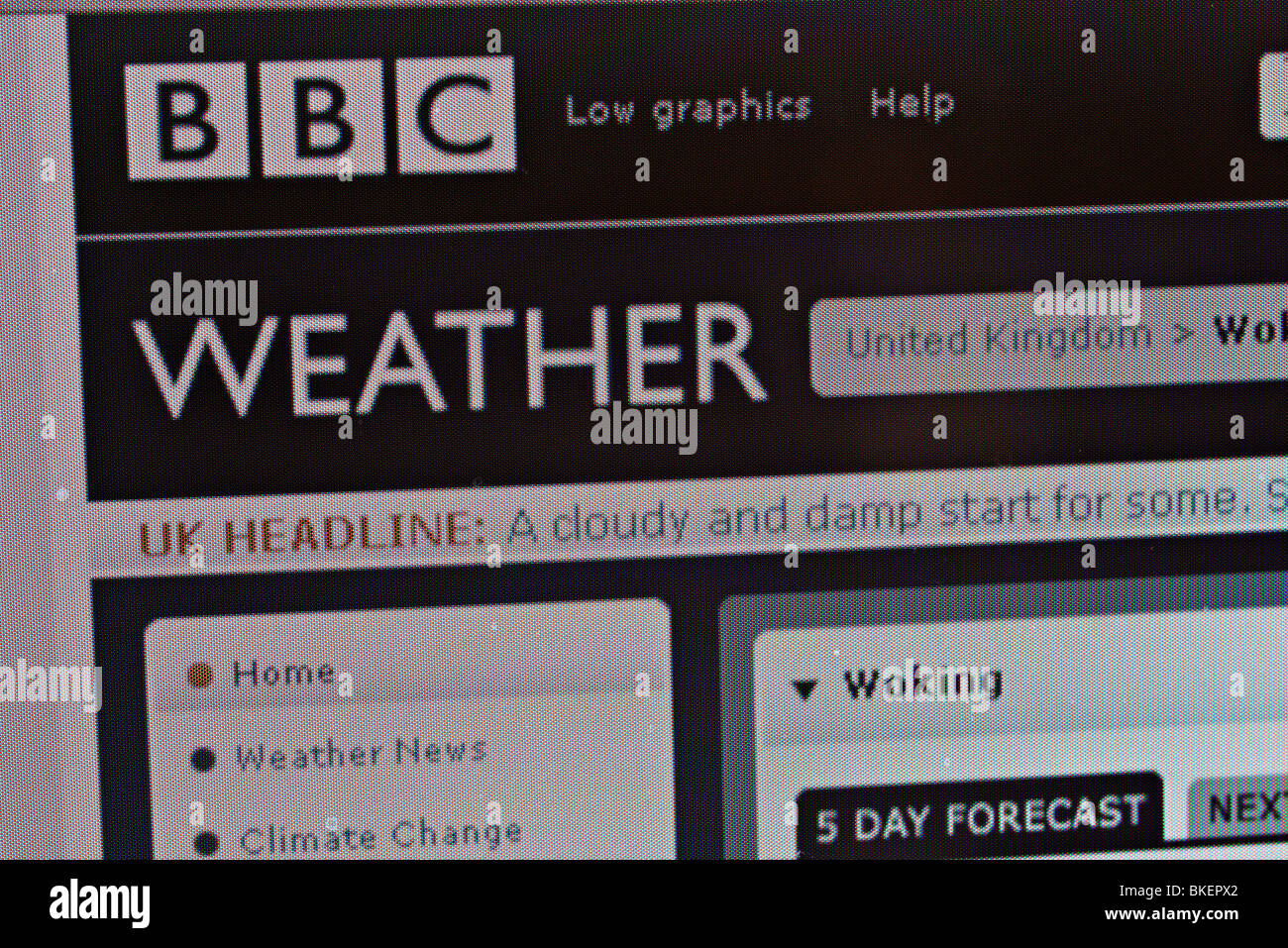 Bbc weather hi-res stock photography and images - Alamy