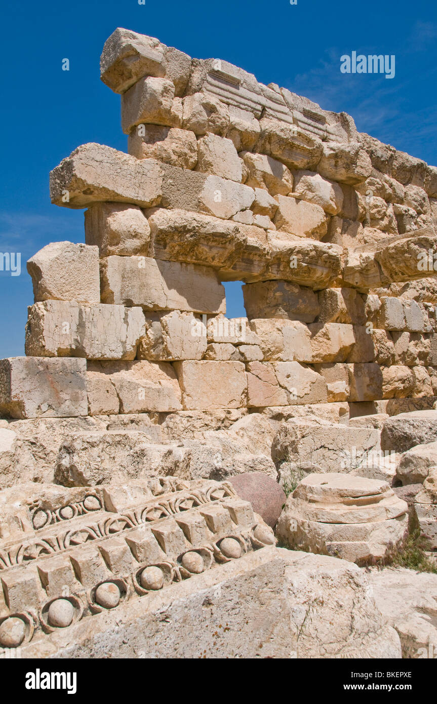 THE ANCIENT TEMPLE OF BAAL, THE HELIOPOLIS IN BAALBEC, LEBANON Stock ...