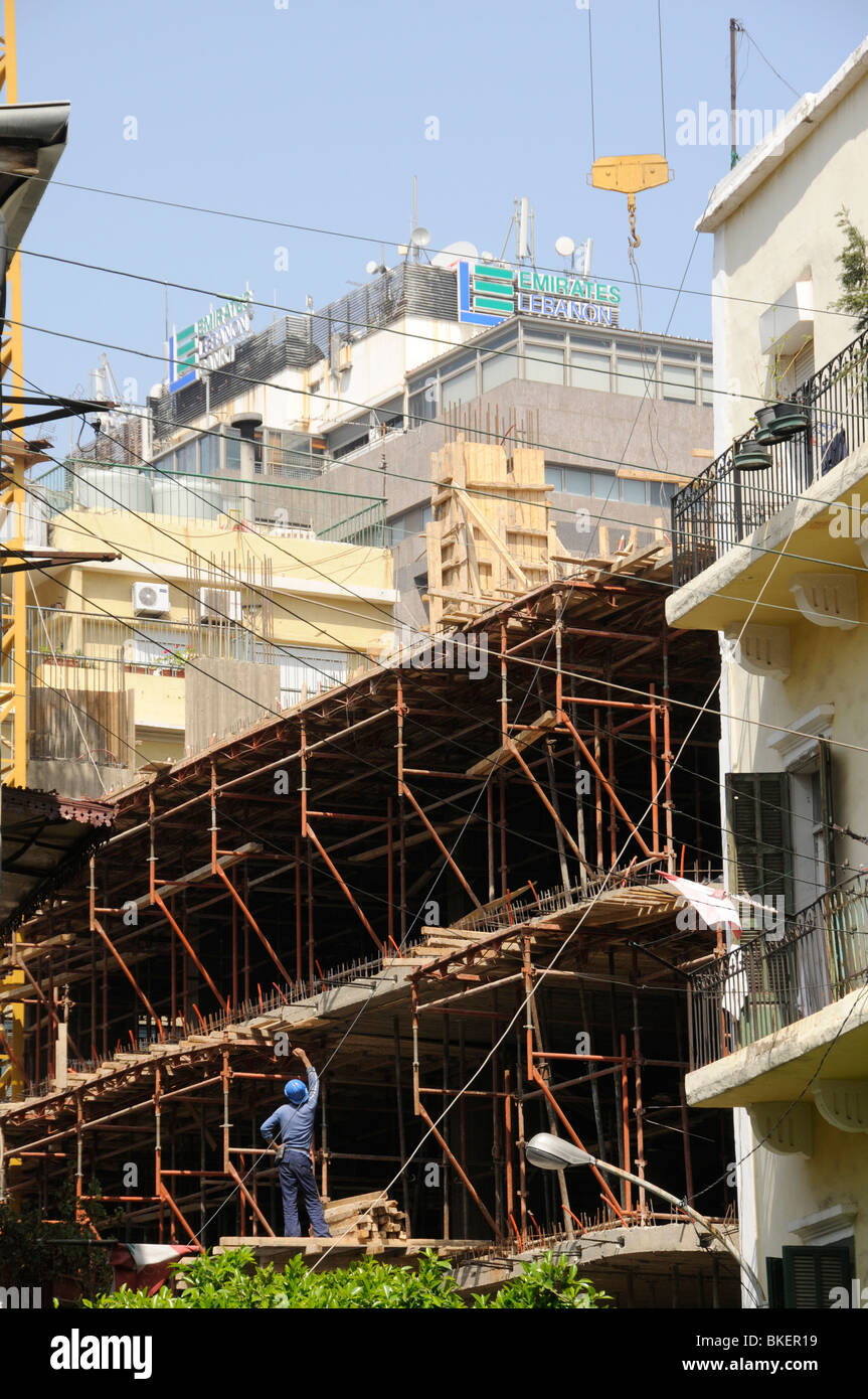 Lebanon reconstruction downtown beirut solidere hi-res stock ...