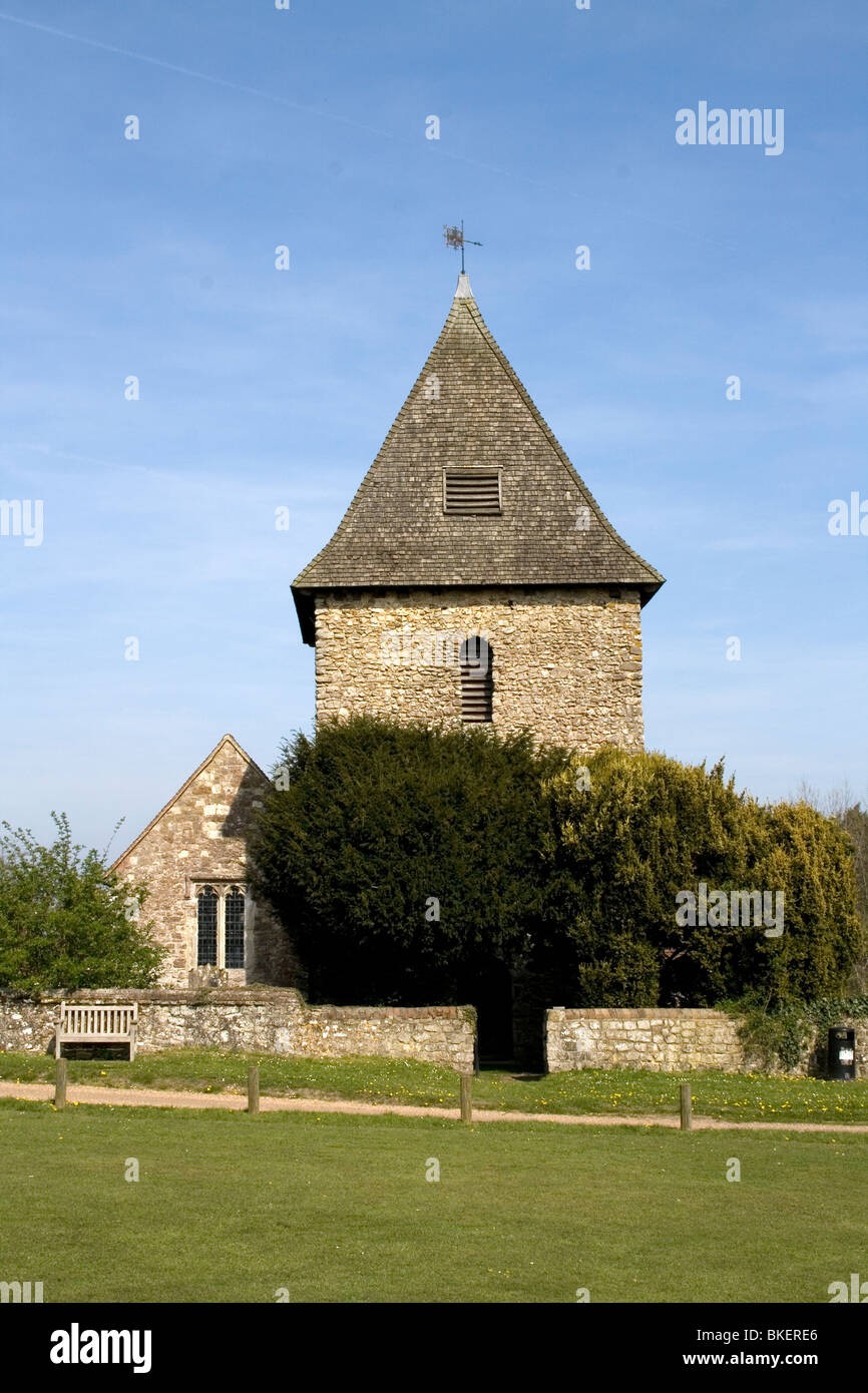 St Dunstan's Church, West Peckham, Kent, England Stock Photo - Alamy