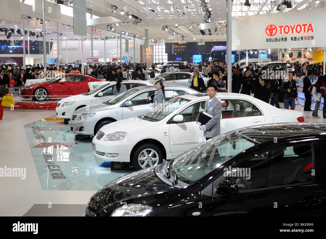 Toyota stand hi-res stock photography and images - Alamy