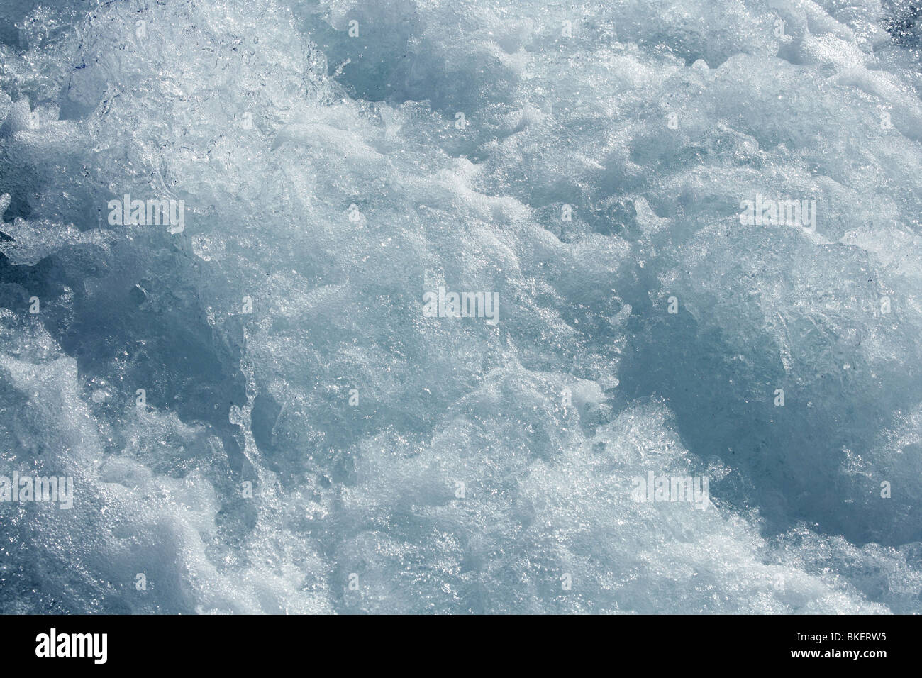 Blue water textures, waves foam, action, mediterranean sea Stock Photo ...