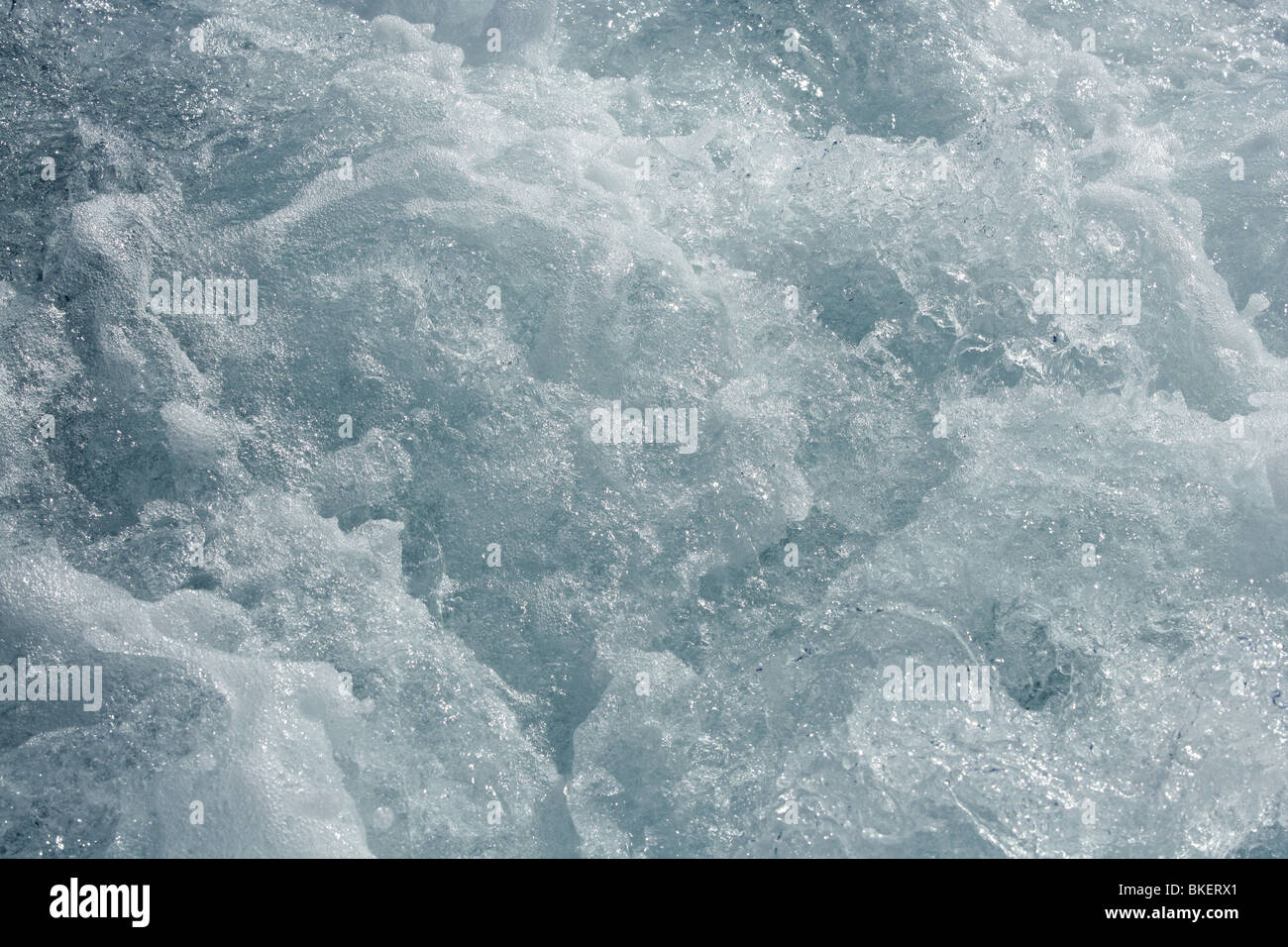 Blue water textures, waves foam, action, mediterranean sea Stock Photo ...